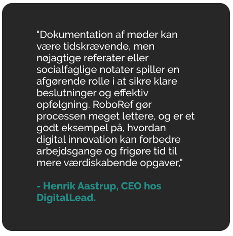 Automatisk AI-generede notater og referater