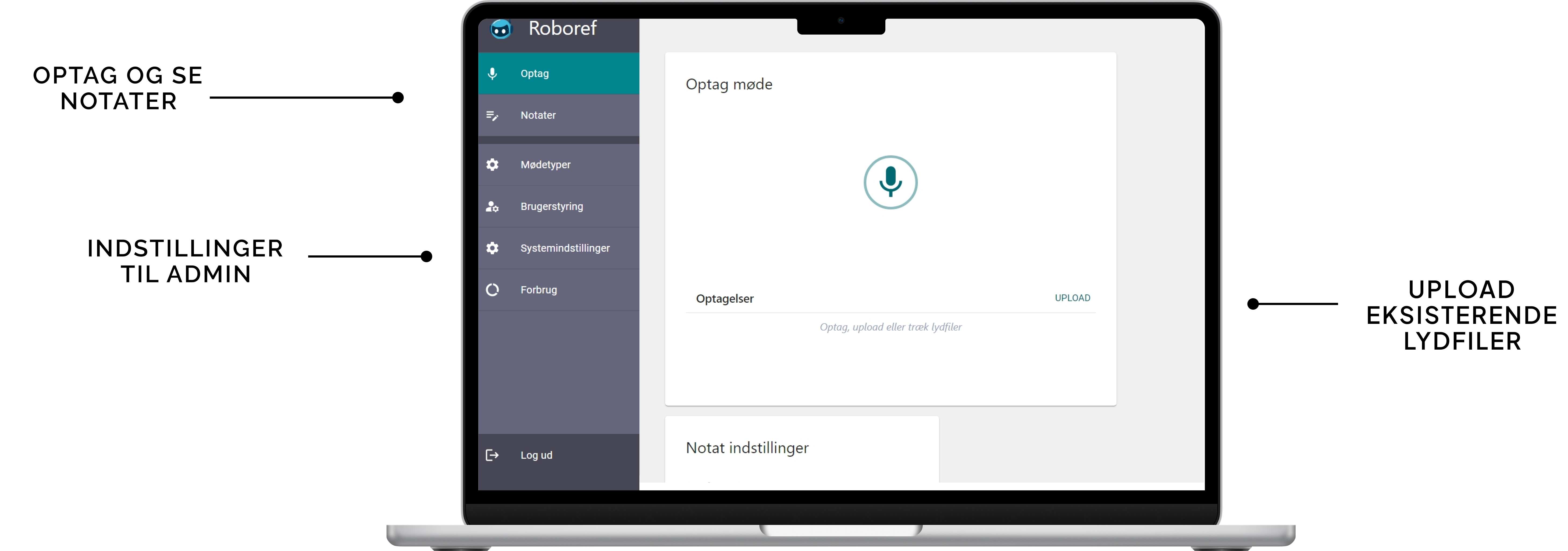 Automatisk AI-generede notater og referater